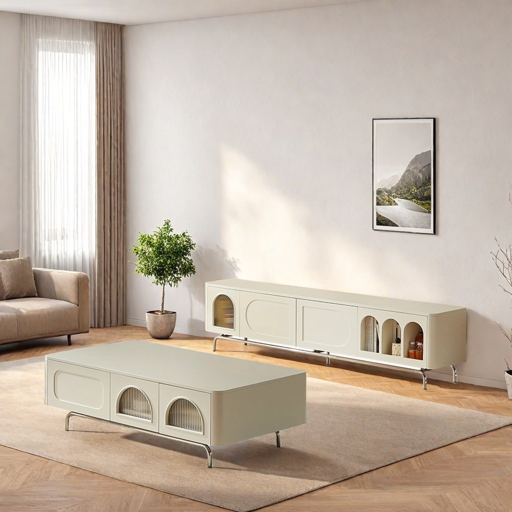 Trentastic Trails TV cabinet coffee table eco board large storage | Wayfair