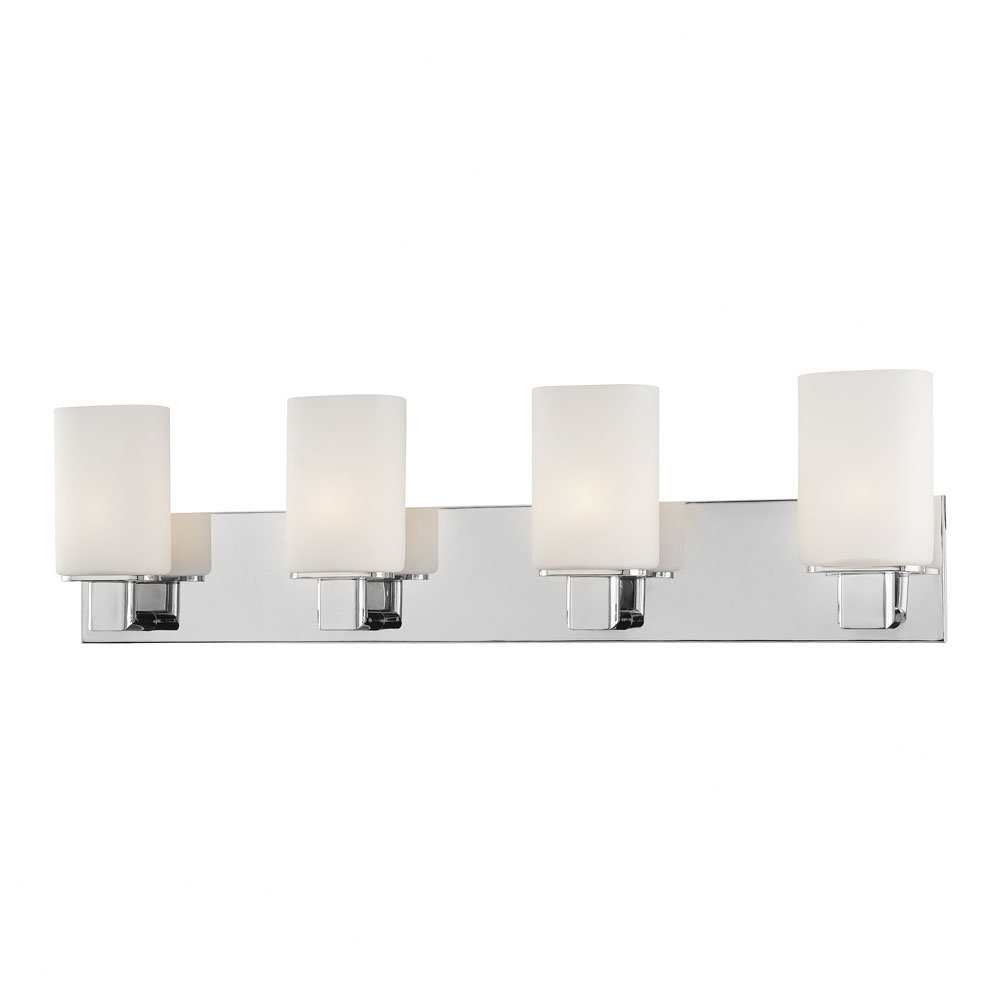 Winston Porter Wozniak 4-Light Chrome Bath Bar & Reviews - Wayfair Canada