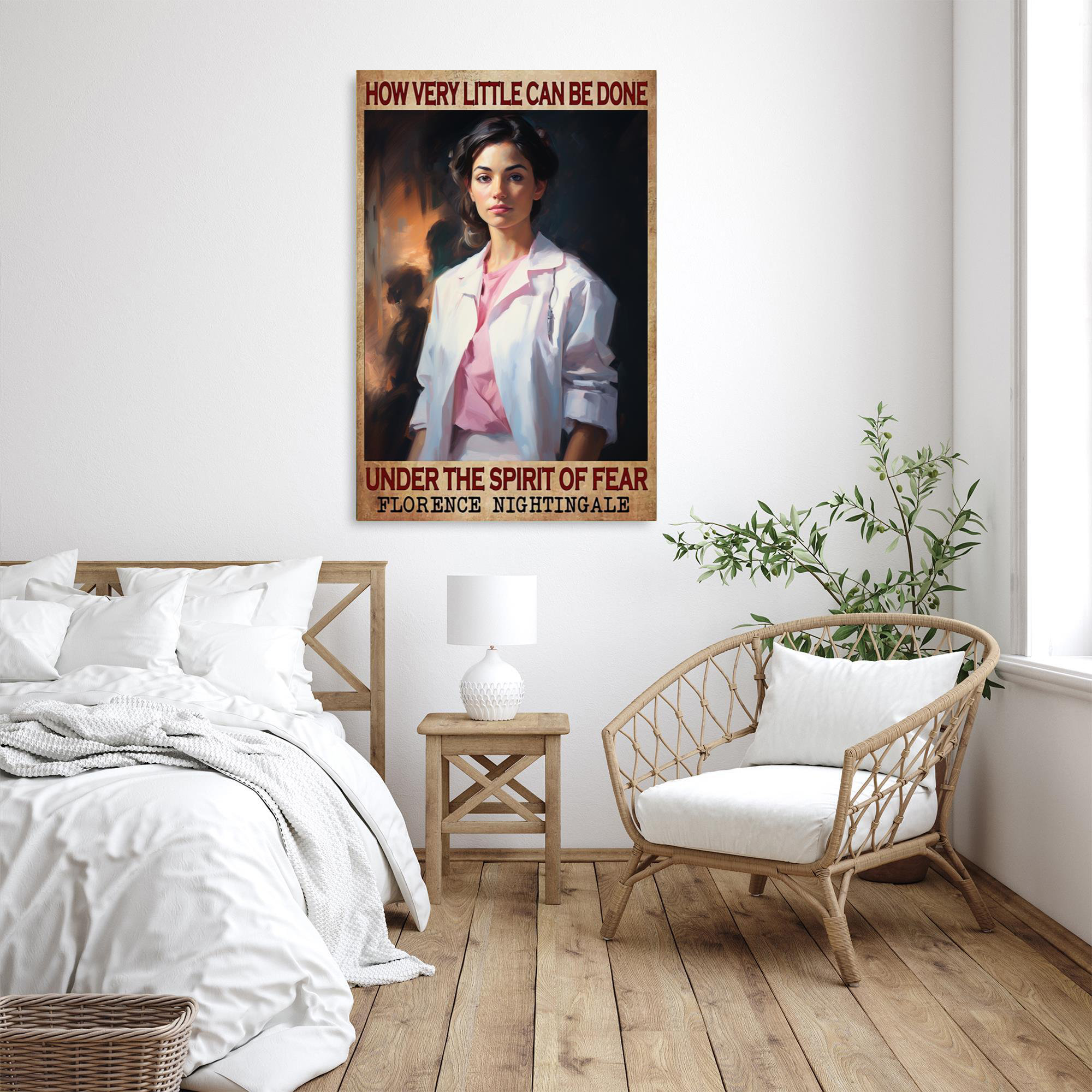 Trinx Itia Woman How Very Little Can Be Done 1 - 1 Piece Rectangle ...