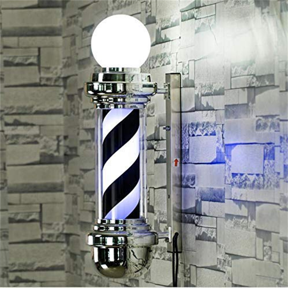 Inbox Zero Classic LED Light Barber Pole with Rotating Strip & Reviews ...