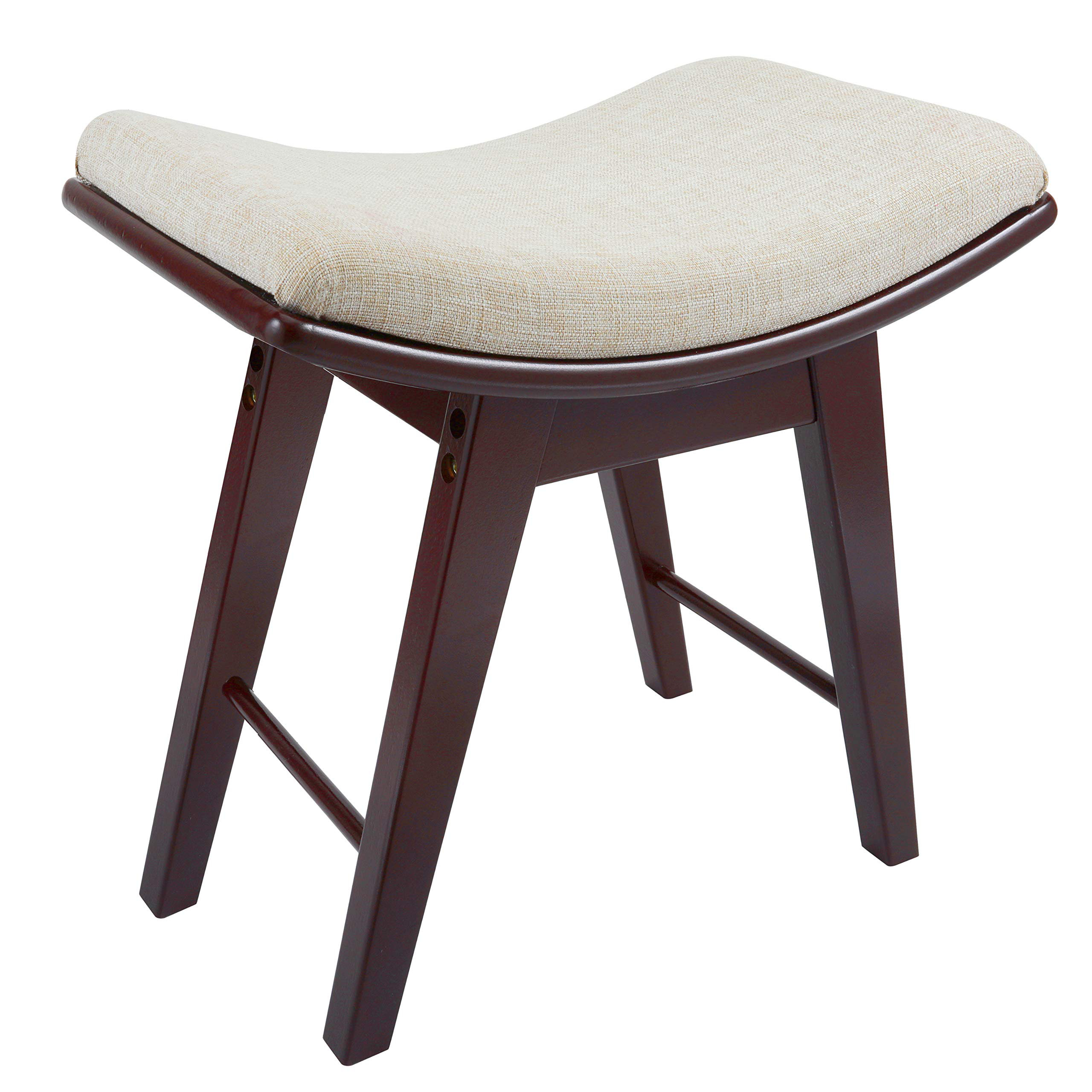 Red Barrel Studio® Tacey Solid Wood Vanity Stool & Reviews | Wayfair
