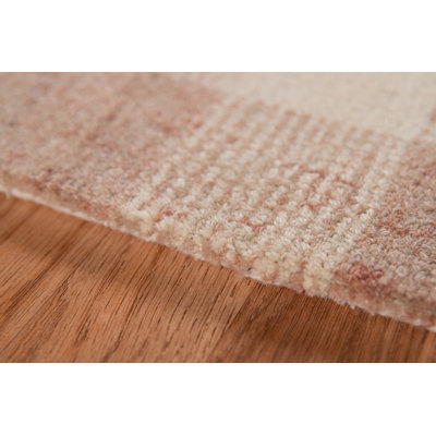 August Grove® Azevedo Handmade Hand Tufted Wool Rose Rug & Reviews ...