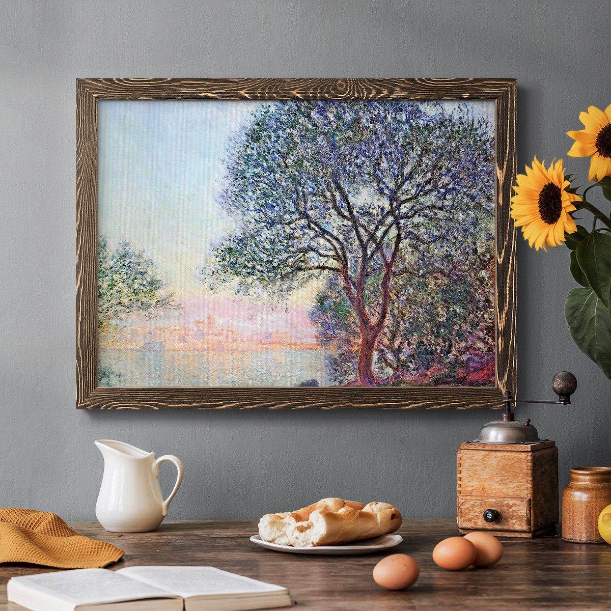 Wexford Home Antibes Seen From The Salis Gardens, Evening Effect, 1888 ...