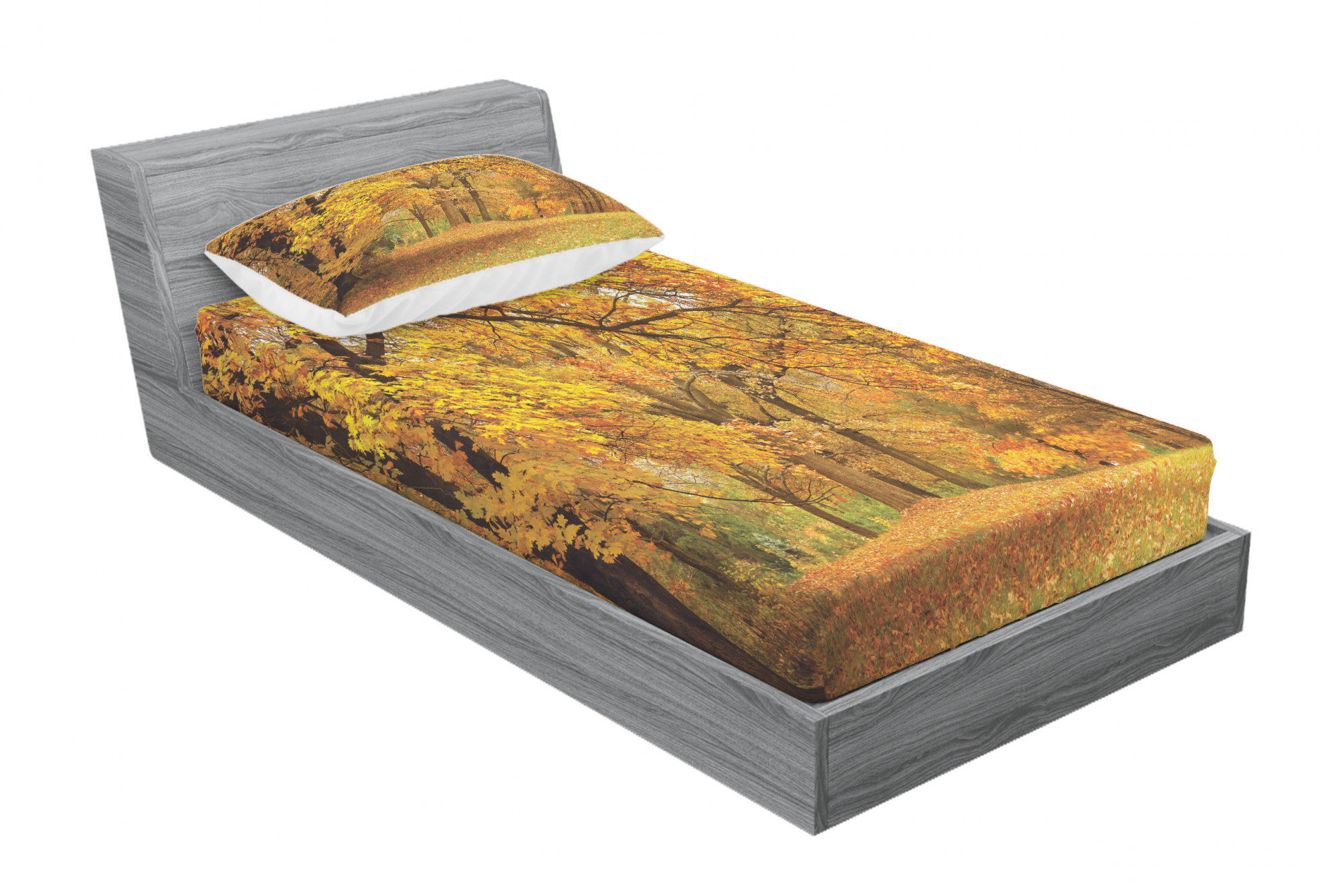 Ambesonne Forest Sheet Set | Wayfair