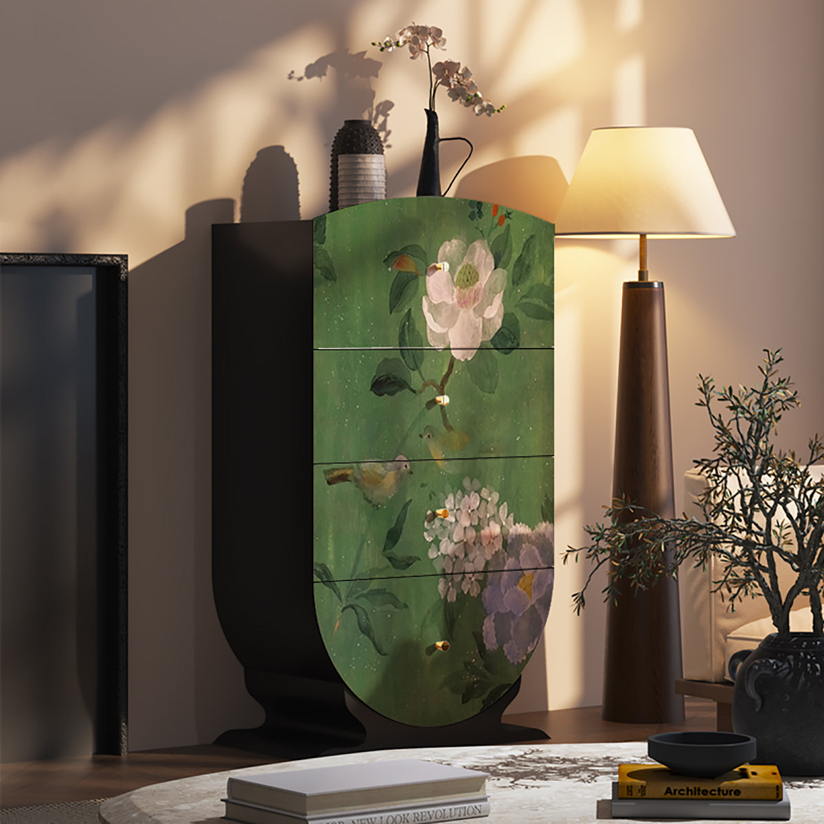 Red Barrel Studio® French advanced sense multifunction decor cabinet ...