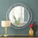 Etta Avenue Javin Round Metal Swirl Framed Wall Mounted Accent Mirror ...