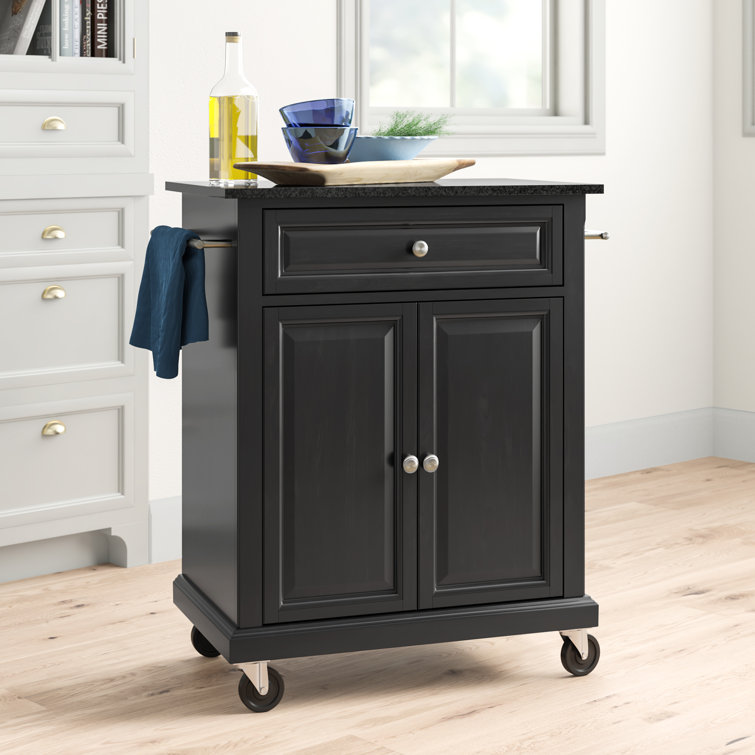 Three Posts™ Hedon Kitchen Cart & Reviews | Wayfair