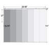 Rod Desyne Cornsilk Single Rail Panel Track Extendable 58"-98"W x 91.4 ...