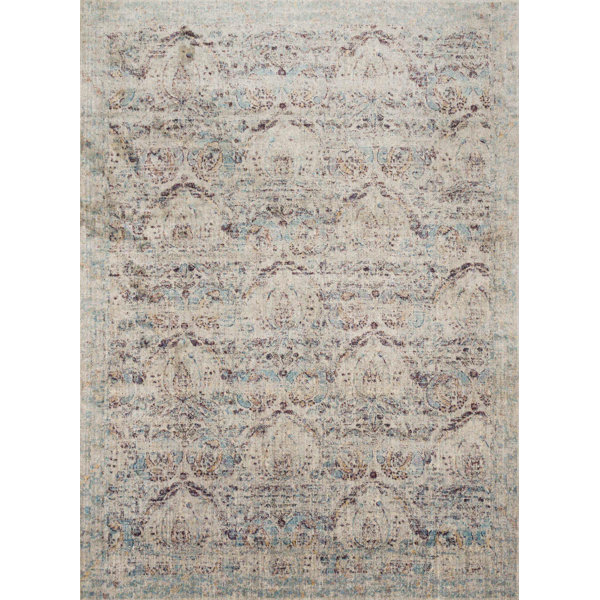 Loloi Rugs Anastasia Power Loom Blue Rug | Wayfair