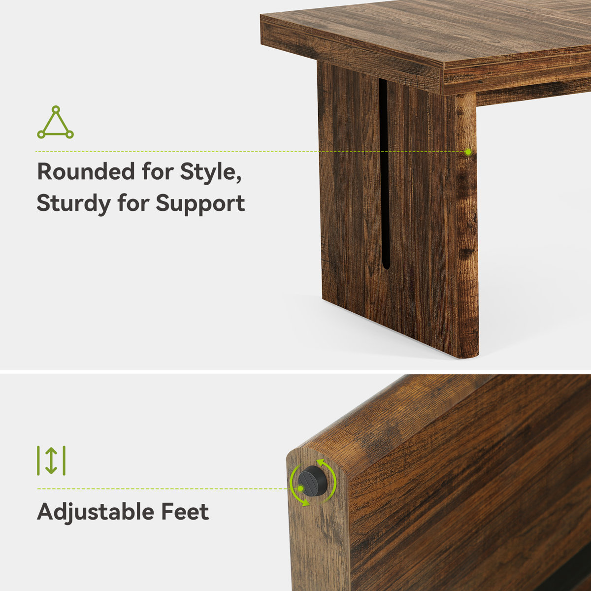 Millwood Pines 70.9" Long Office Executive Desk, Large Computer Desk ...