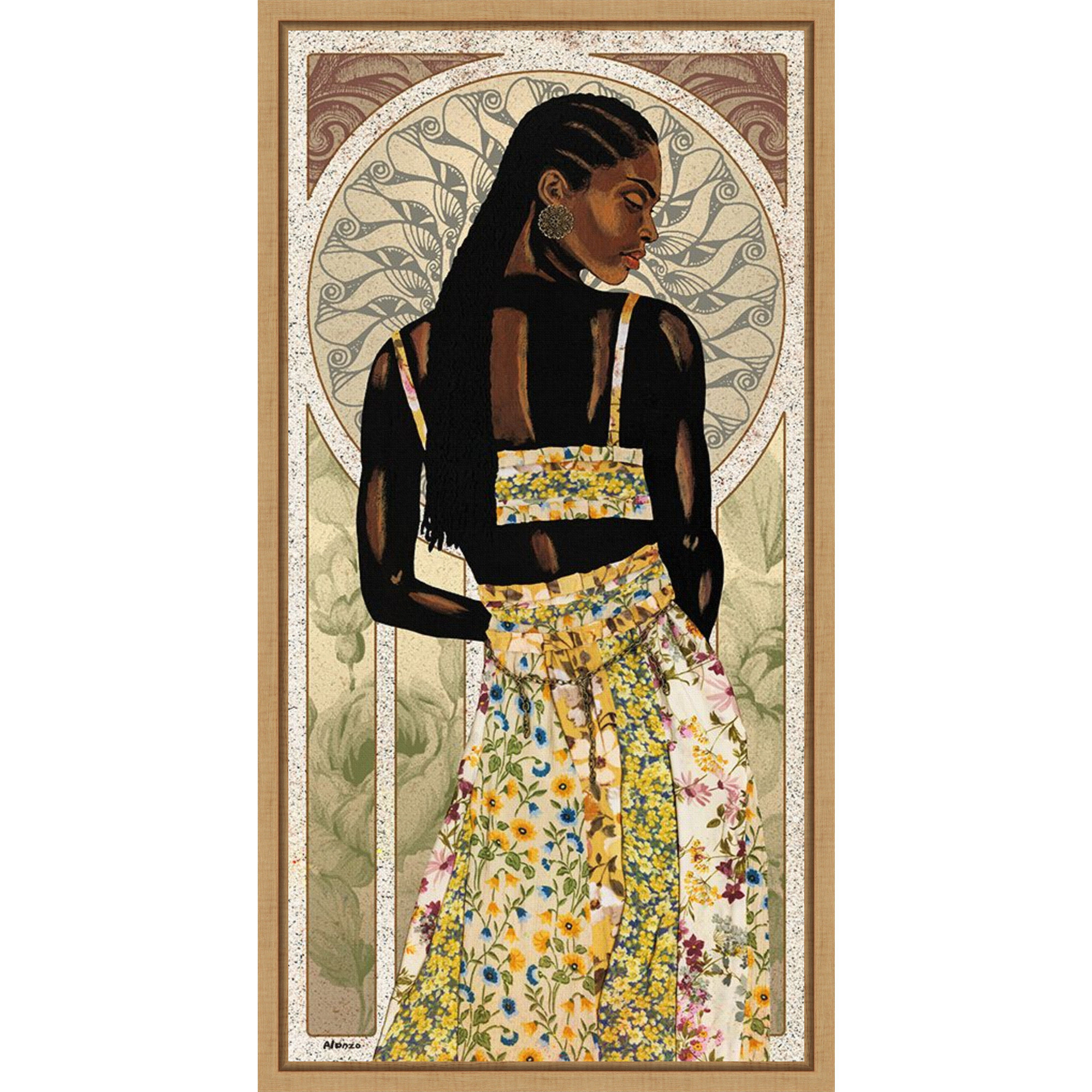 Winston Porter Natural Beauty in Gold II by Alonzo Saunders Framed ...