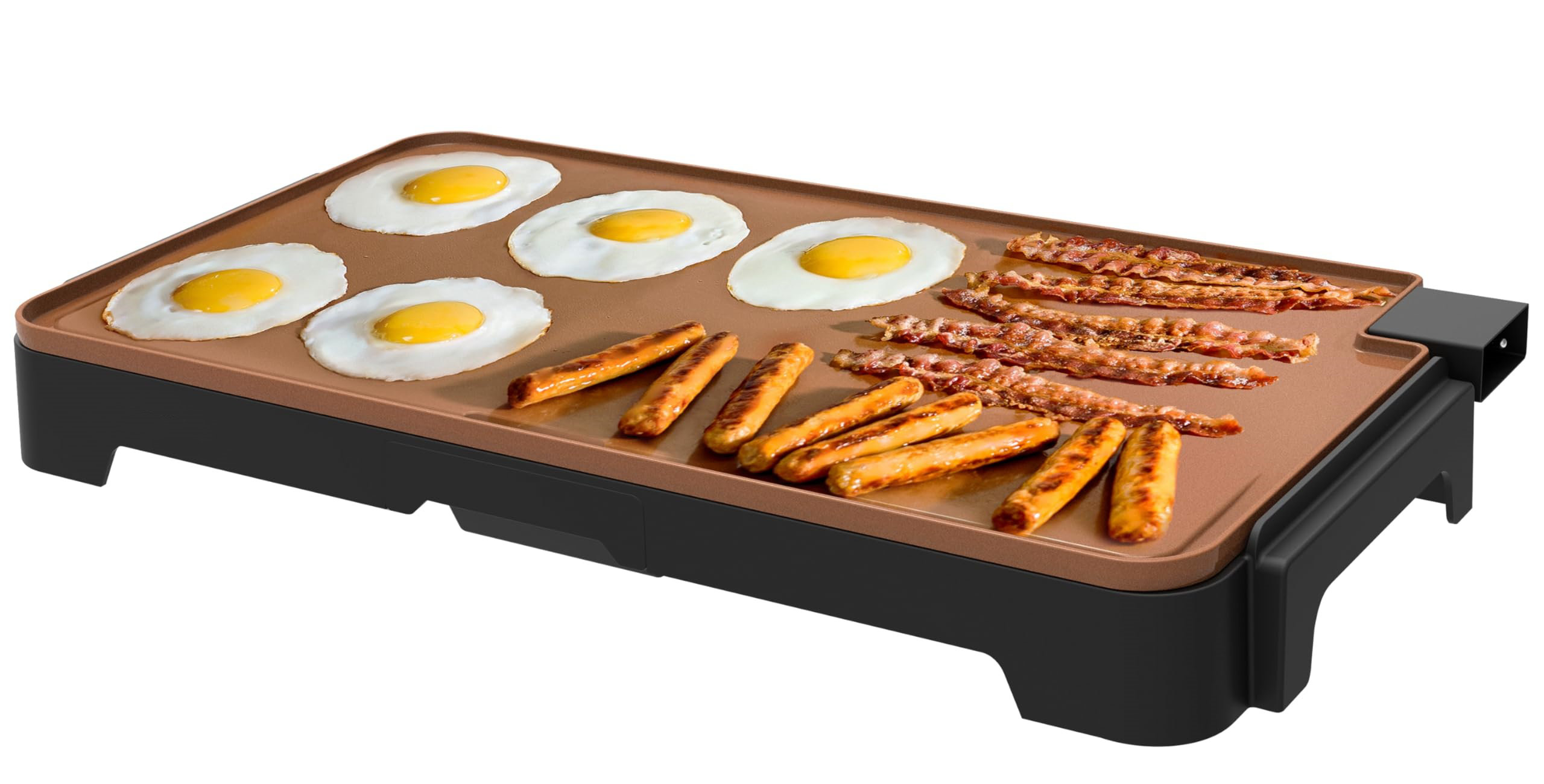 MODERN WALLS LLC Electric Ceramic Titanium Griddle, Make 15 Eggs At ...