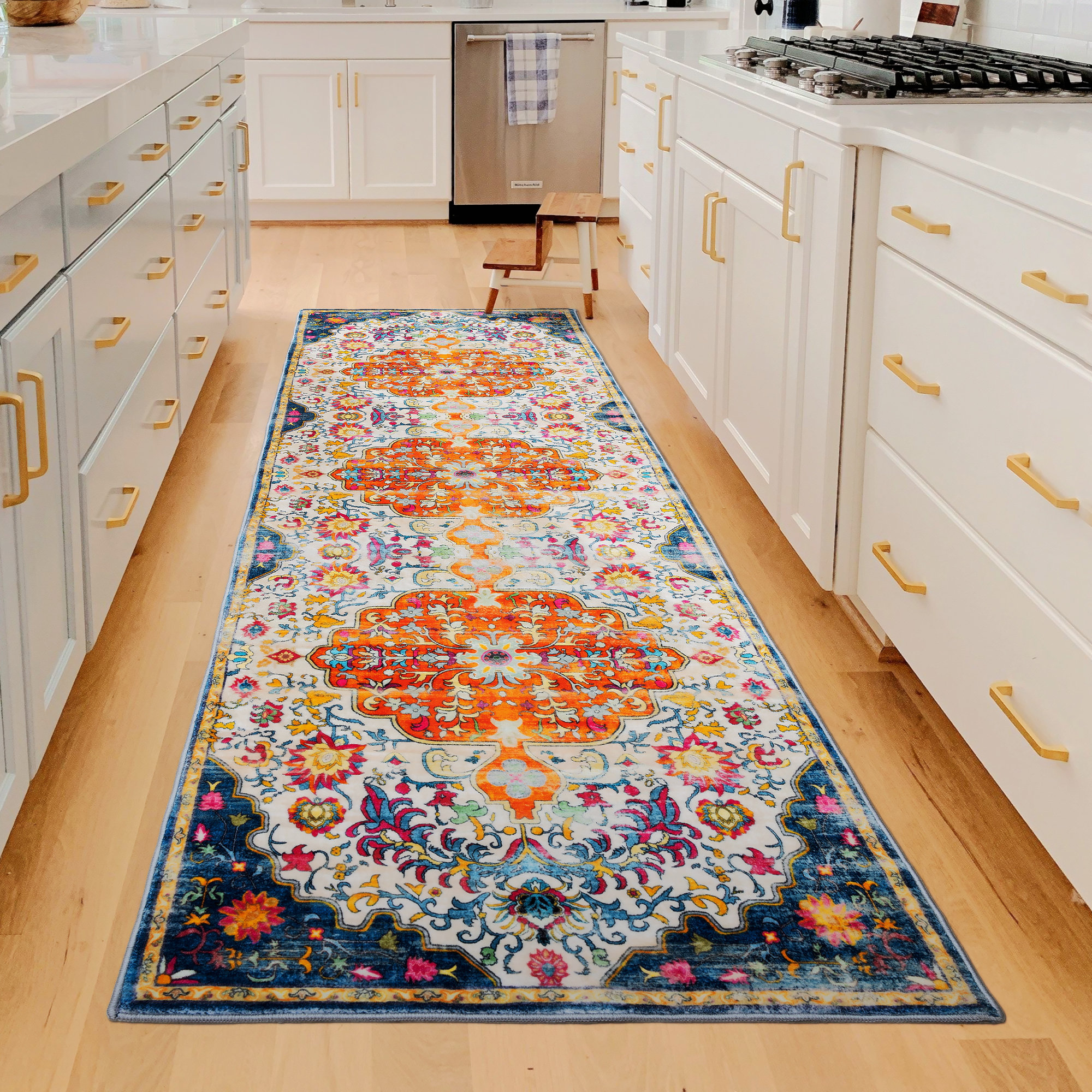 Bungalow Rose Rectangle Shanisa Rectangle 2’ X 8’ Area Rug | Wayfair