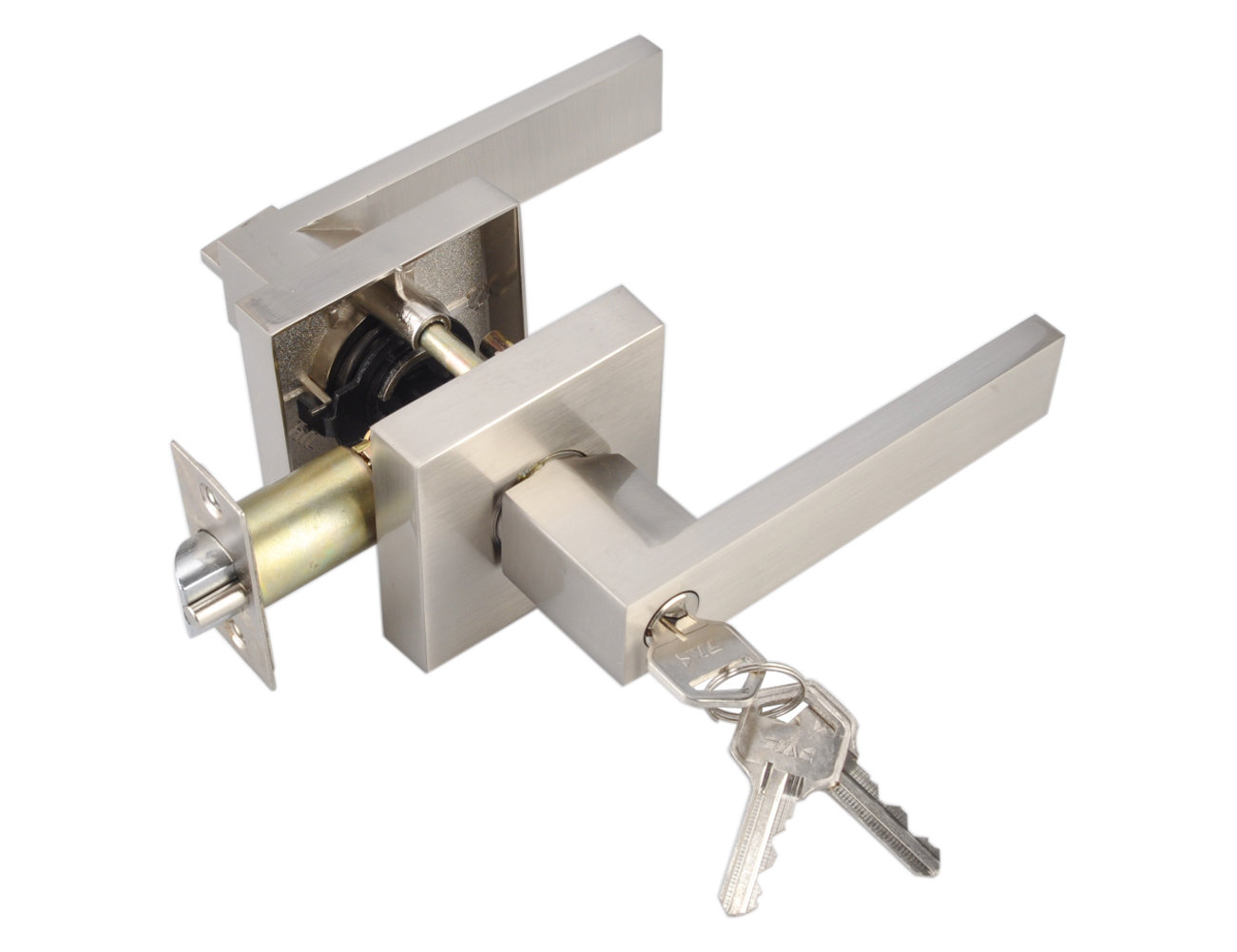 NEWBANG Keyed (Entry) Door Lever & Reviews | Wayfair