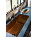Nantucket Sinks X Studio Dearborn Copper STEPPE Undermount Kitchen Sink ...