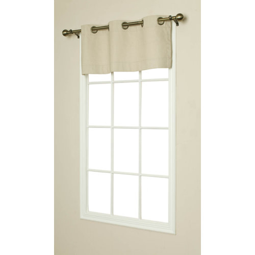 August Grove® Kalum Insulated Grommet 40" Window Valance & Reviews ...