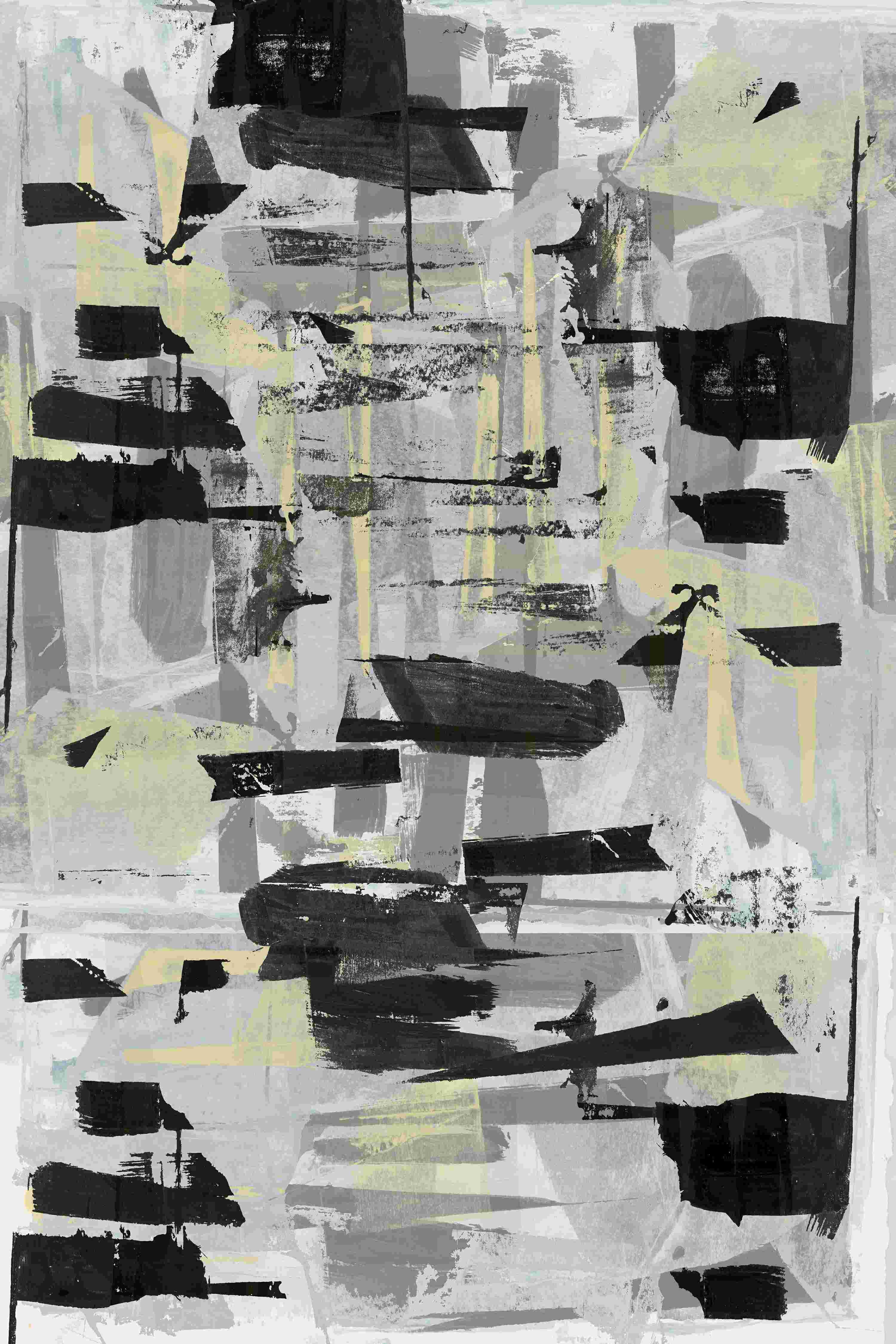 Orren Ellis Tiles and Texture Abstract Angles III - Wrapped Canvas ...