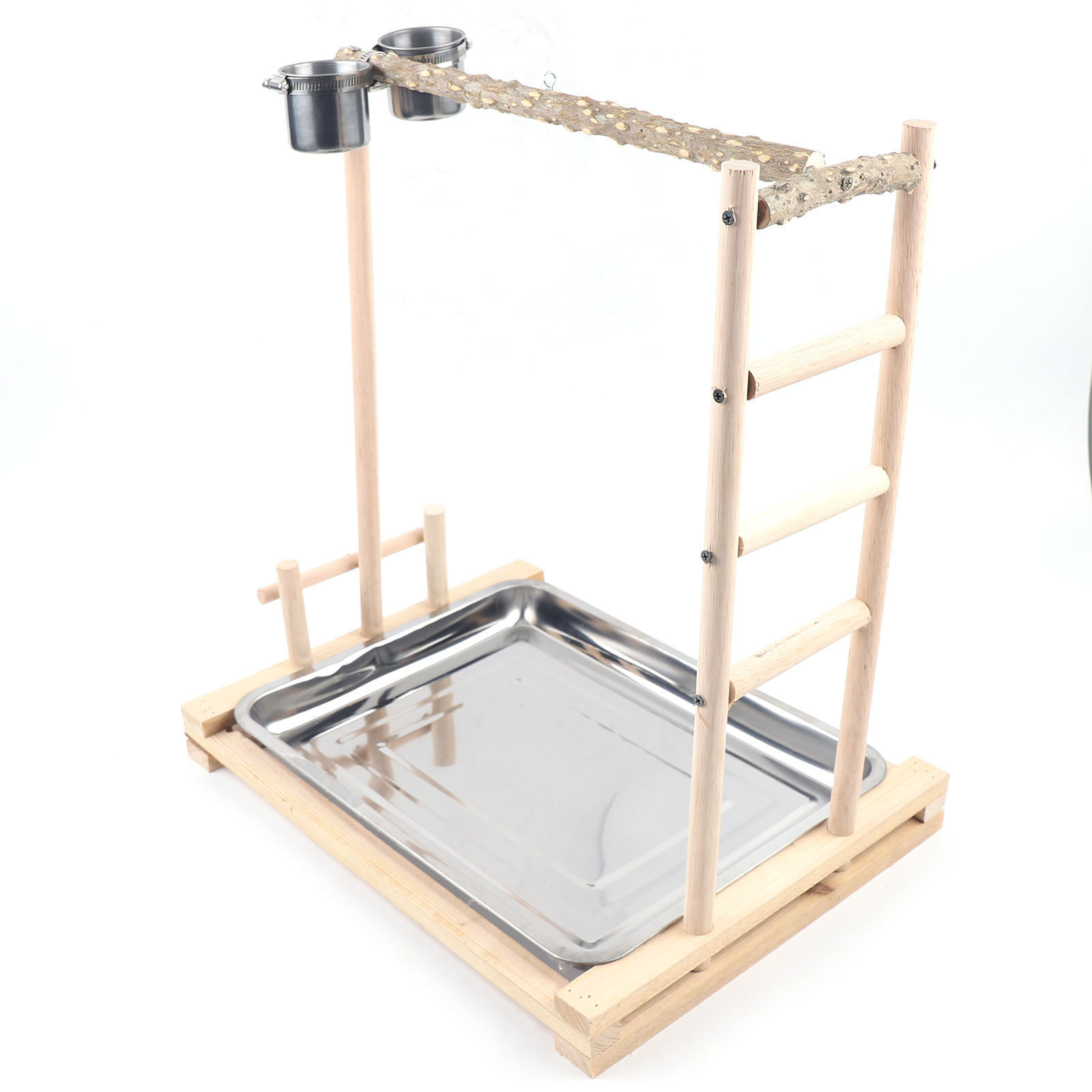 DALELEE Wooden Bird Parrots Play Stand With a Tray - Wayfair Canada
