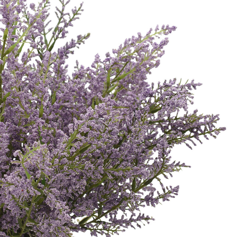 One Allium Way® Heather Floral Arrangements in Cream Pot | Wayfair