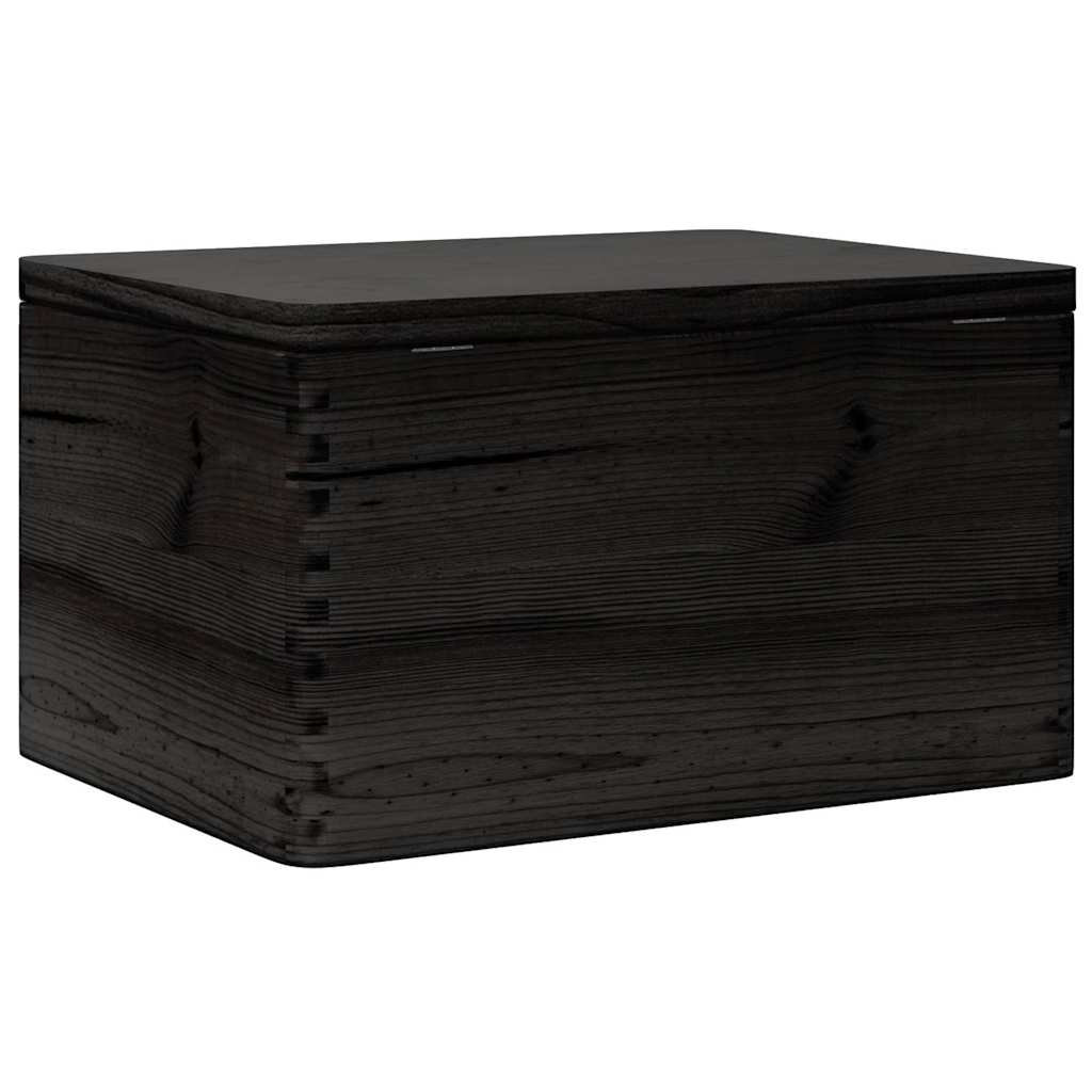 Loon Peak® Wooden Box Natural Wood Solid Pine Wood Large Wooden Box ...