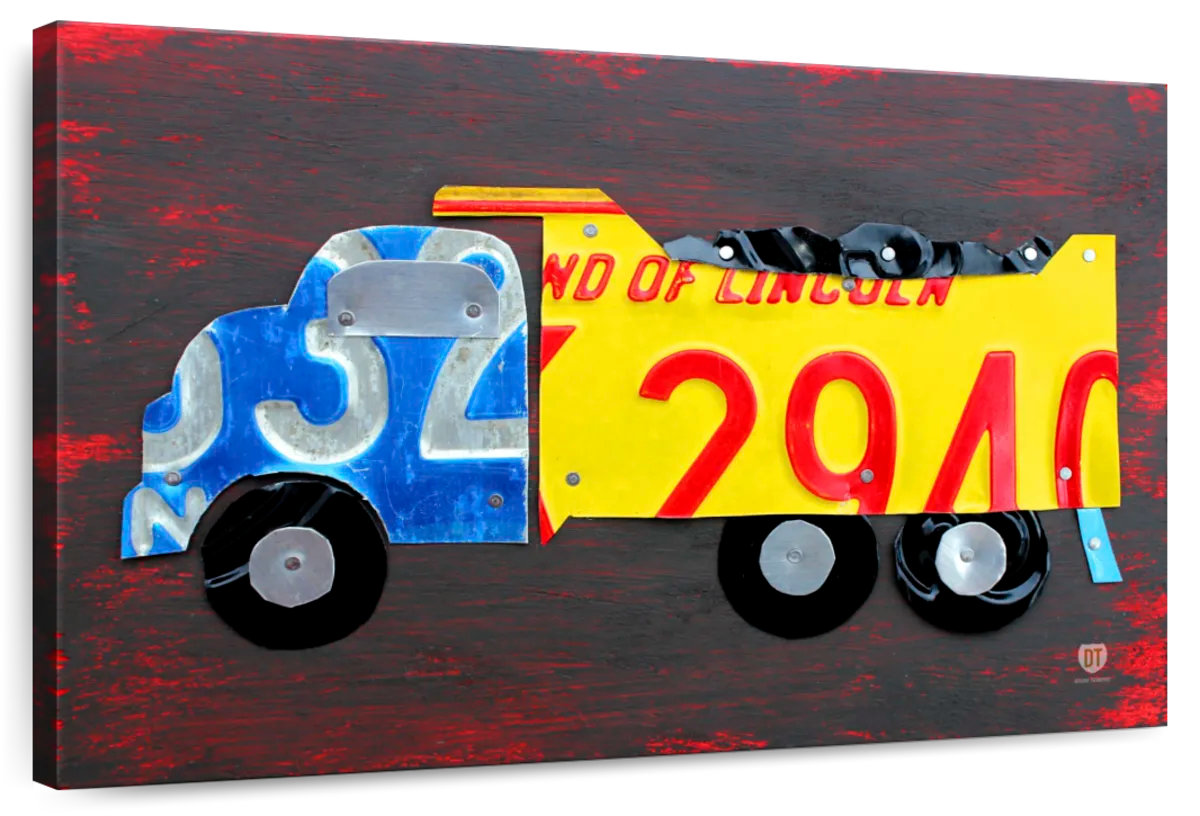 Ebern Designs Dump Truck License Plates | Wayfair