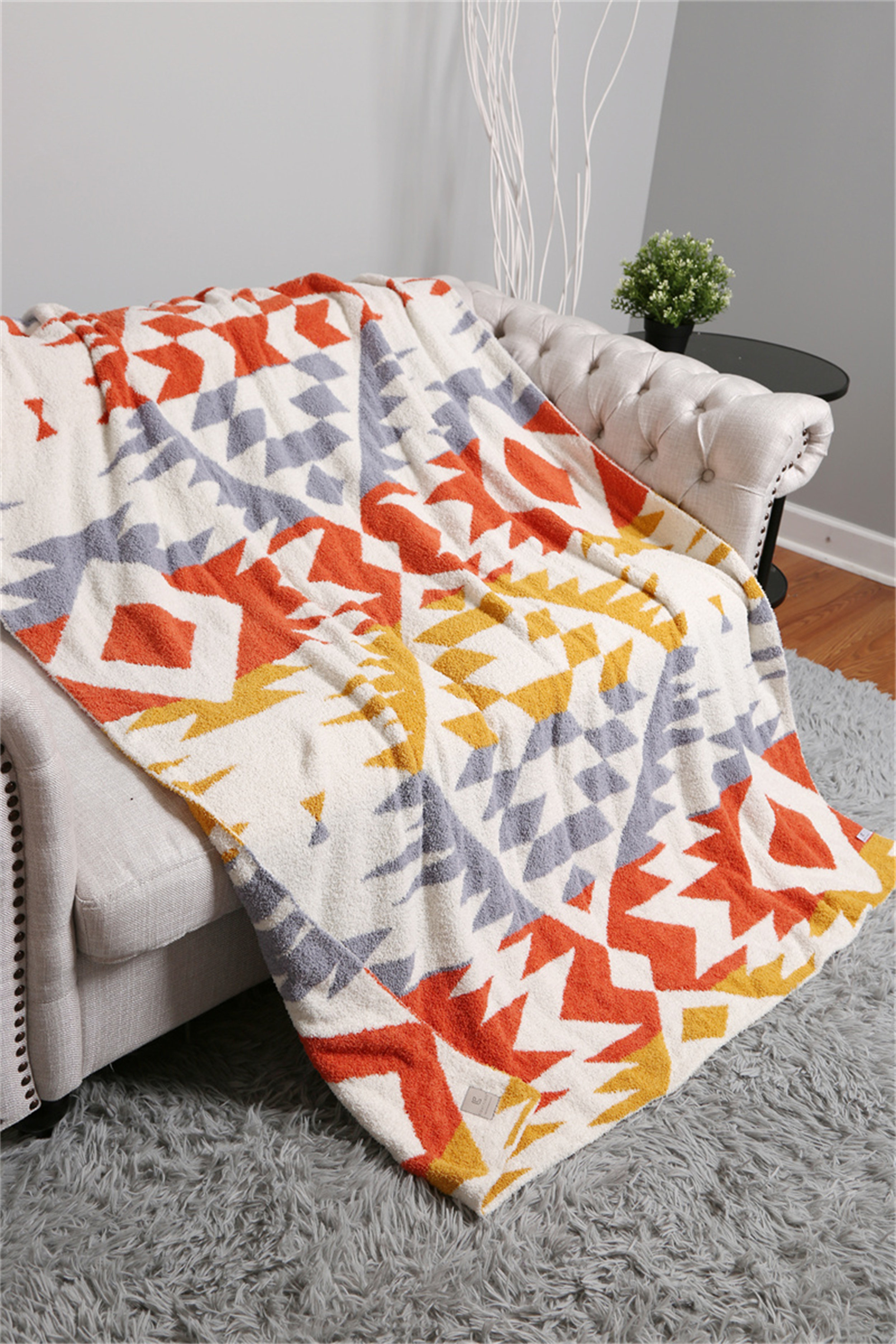 COMFYLUXE Tribal Pattern Luxury Soft Throw Blanket - 2 | Wayfair
