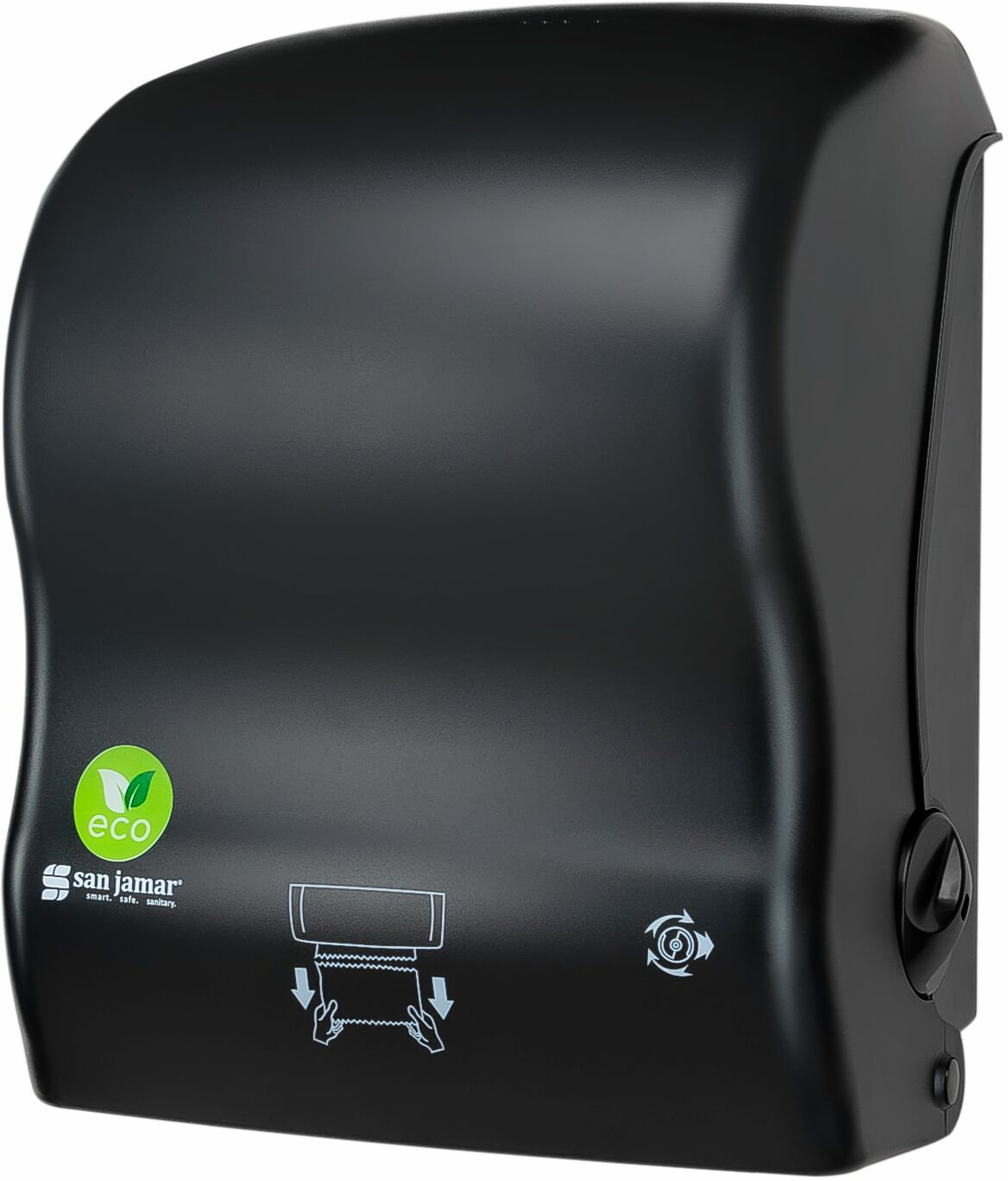 San Jamar ecoLogic Simplicity Recycled Plastic Manual Paper Towel ...