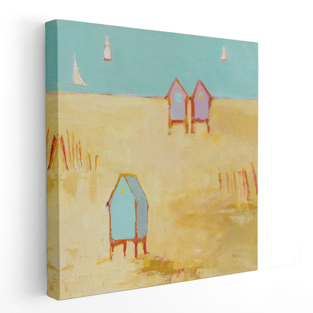 Winston Porter Cabanas - Canvas Print Wall Art | Wayfair