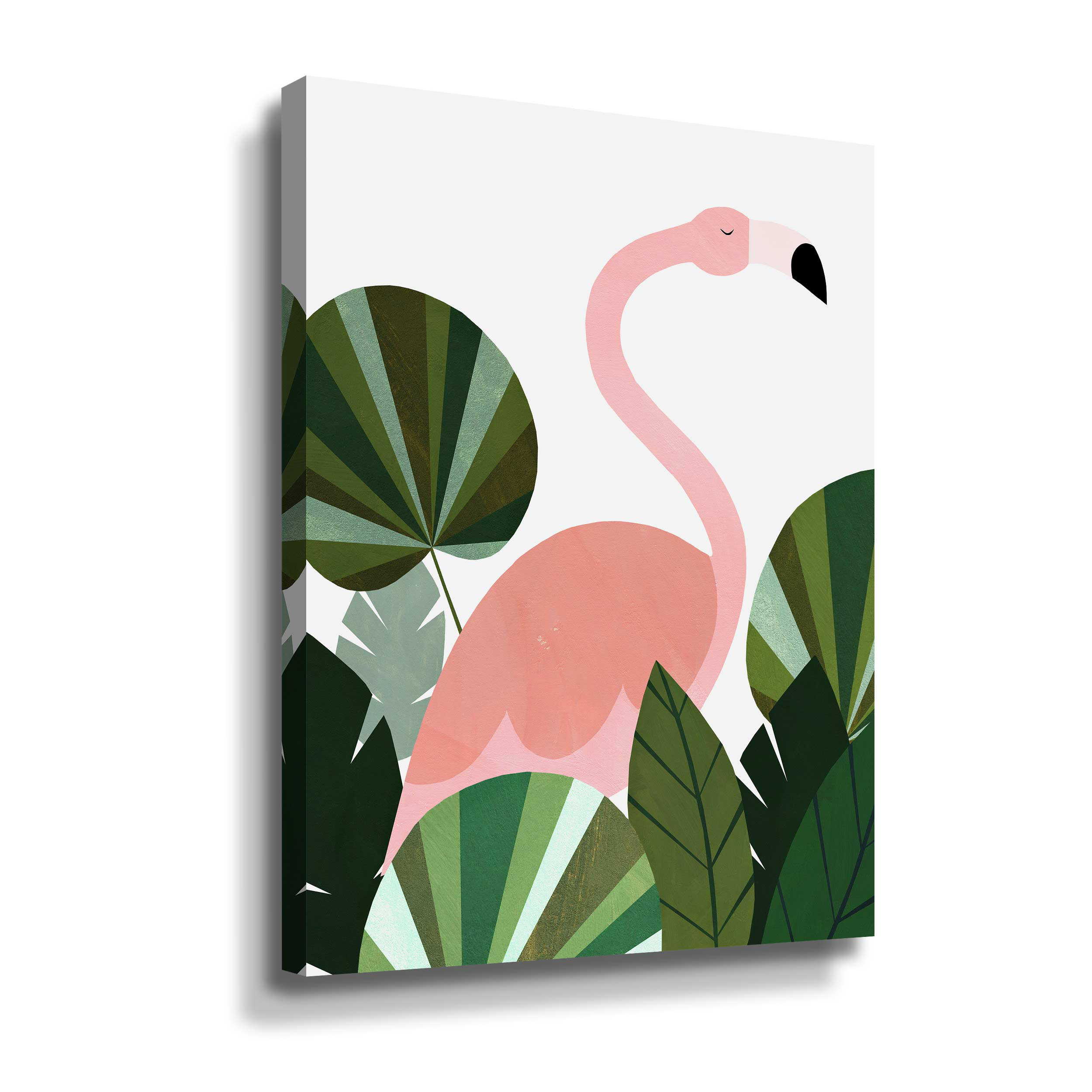 Bay Isle Home™ Florence The Flamingo Florence The Flamingo - Print on ...