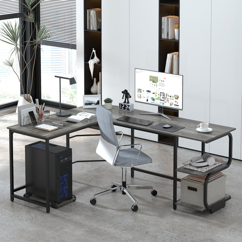 Trent Austin Design® L-Shaped Metal Base Desks & Reviews | Wayfair