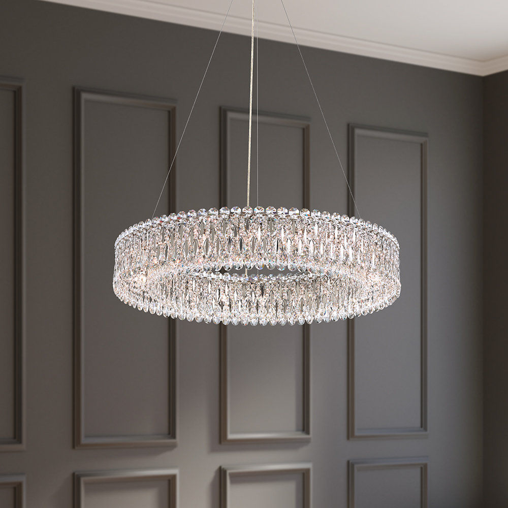 Schonbek Sarella 18-Light Unique/Statement Drum Chandelier | Wayfair