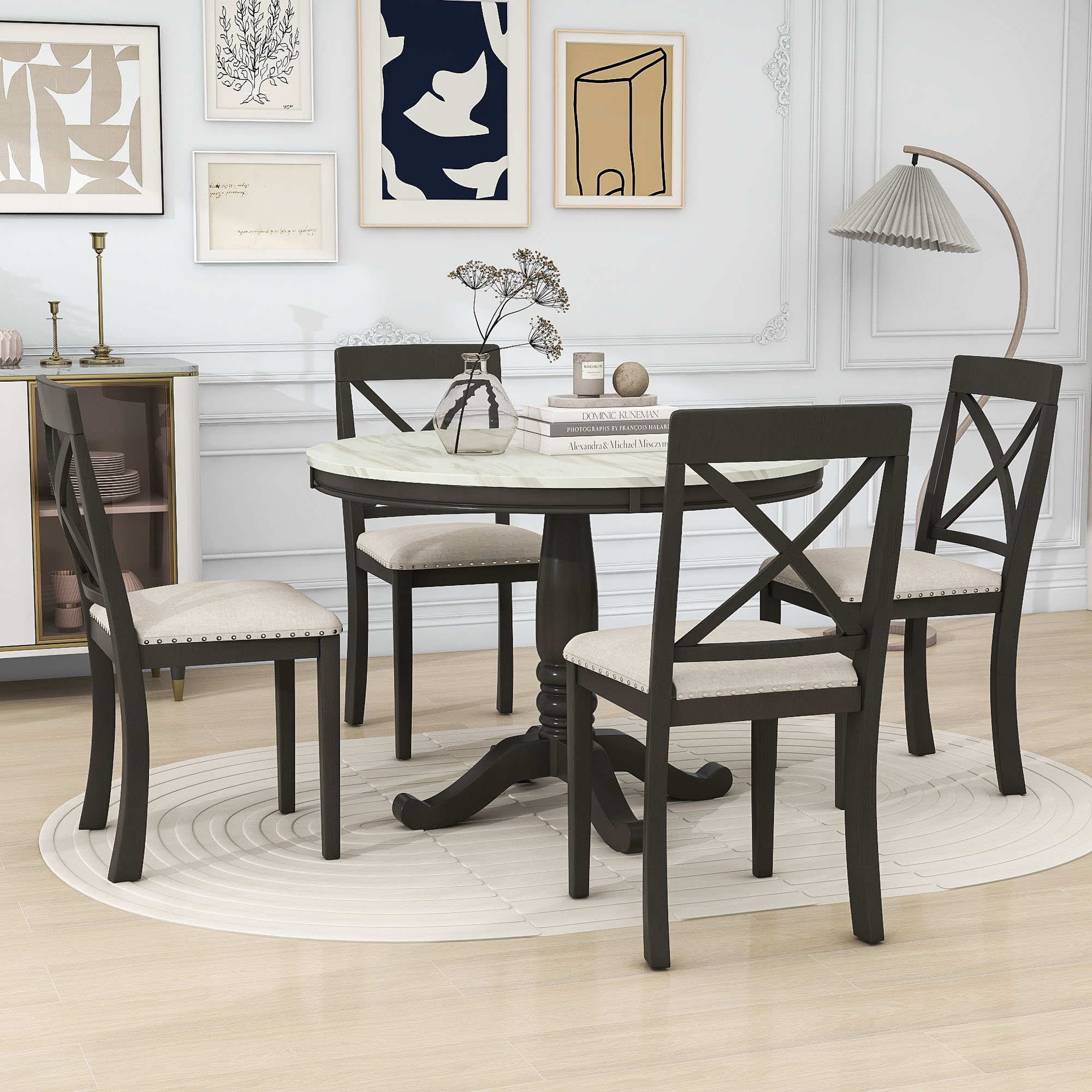 Breakwater Bay Mandar 4 - Person Dining Set | Wayfair