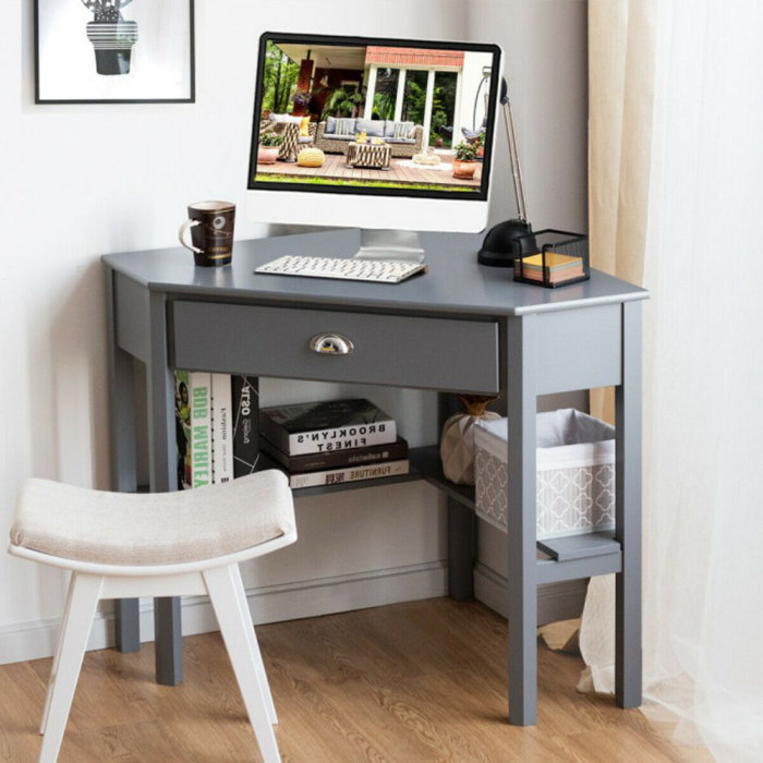 Andover Mills™ Aust Corner Computer Desk & Reviews | Wayfair