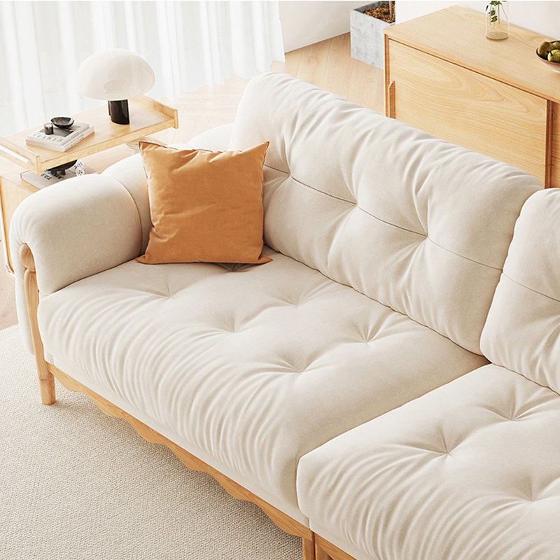 Danbenla design Japanese style log small living room sofa. | Wayfair