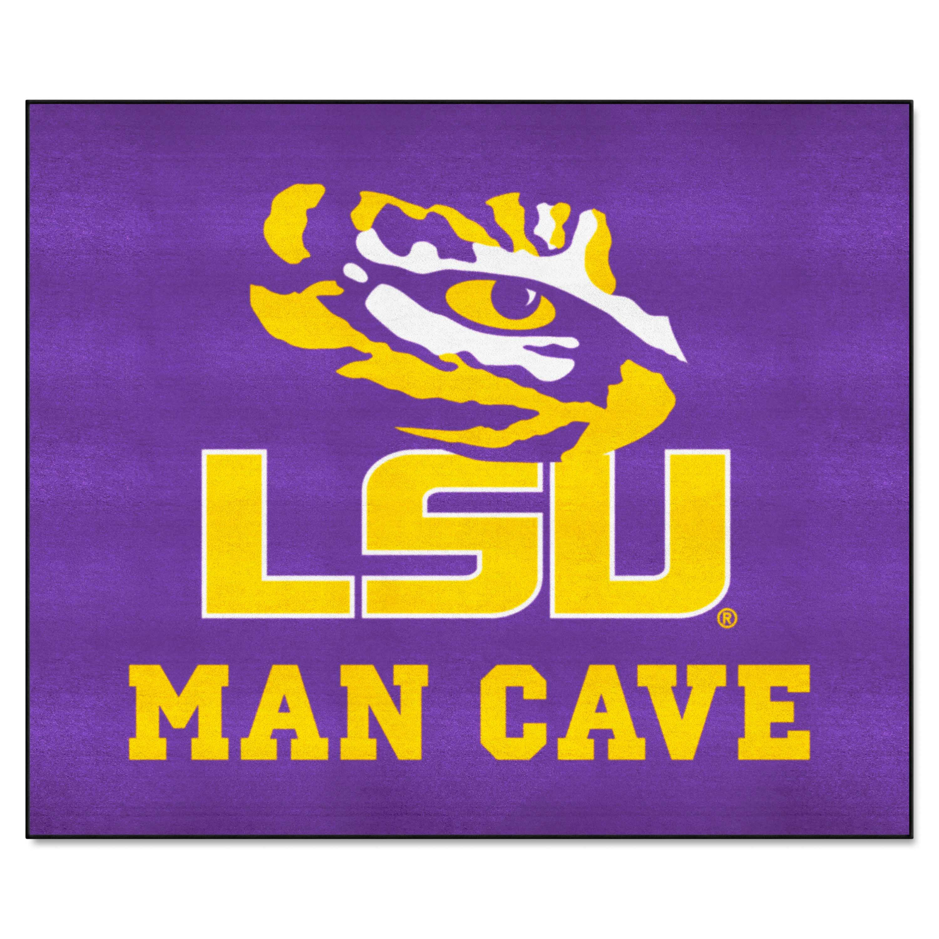 TODAY DECOR DB LSU Man Cave Tailgater Rug 5'x6' by TDC | Wayfair