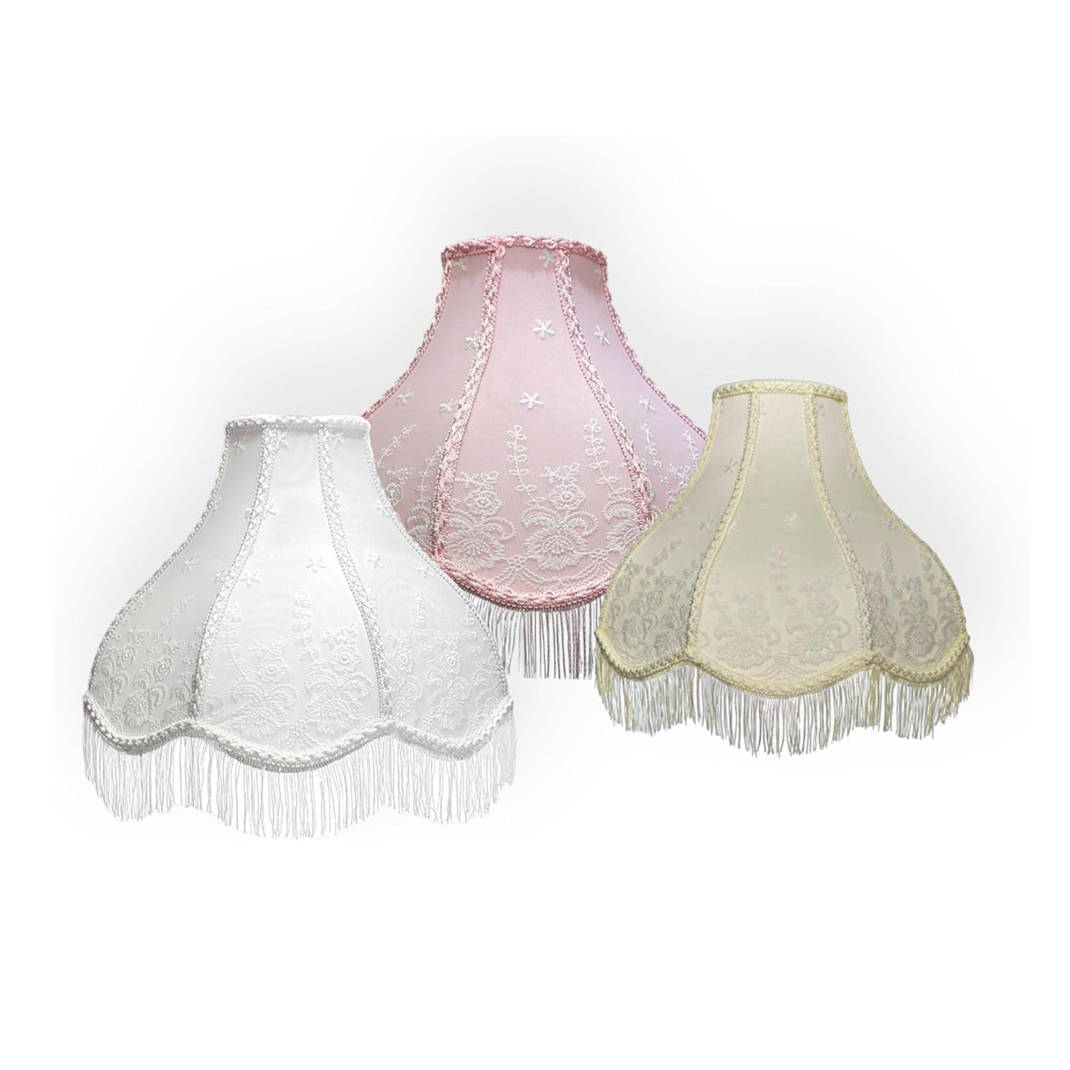 One Allium Way® Royal Designs Inc. Victorian Scalloped Lamp Shades ...