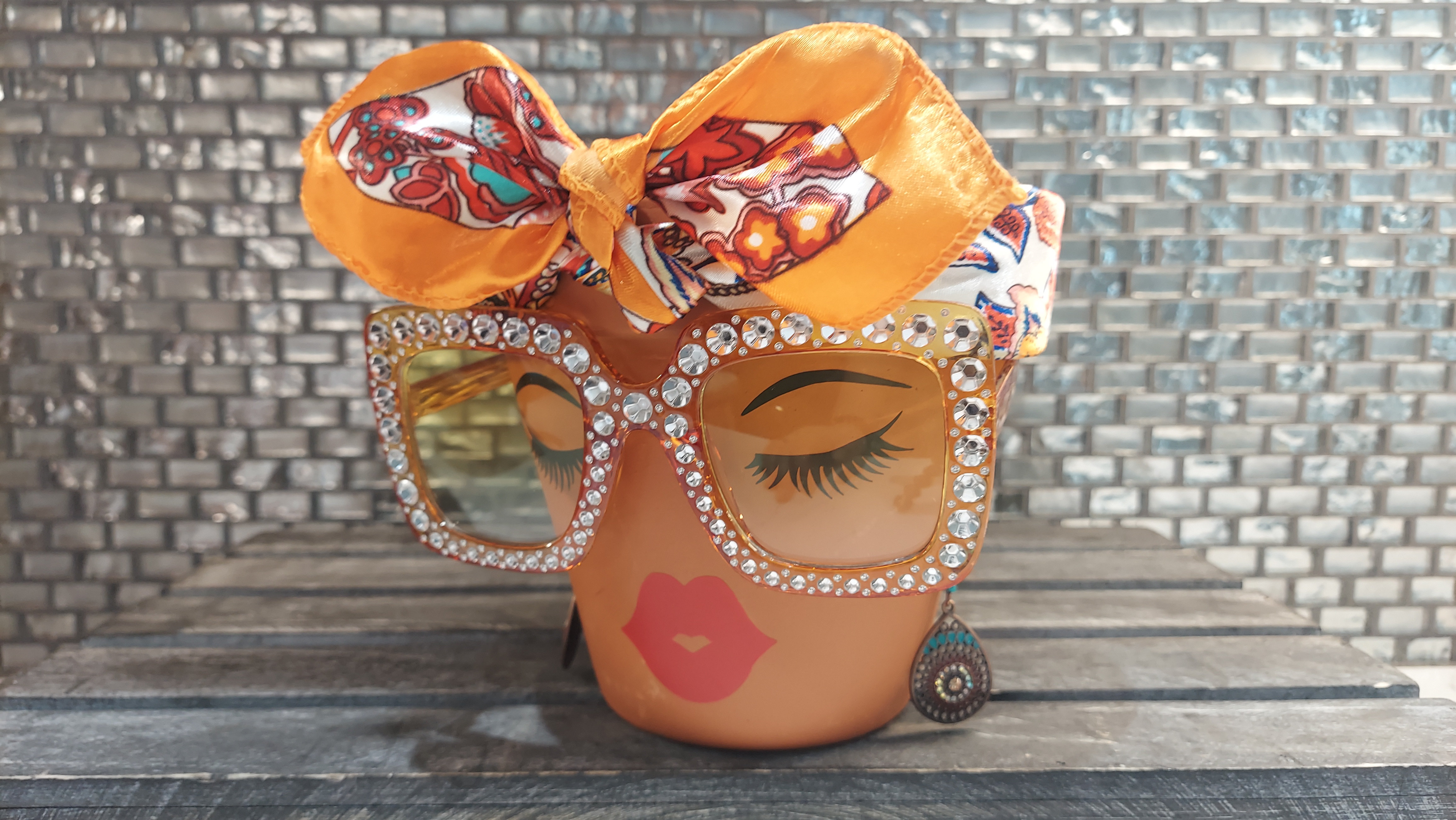 Sassy Soul Sister, pot à fleurs avec tête de drainage, pot à fleurs ...