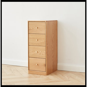 Latitude Run® Muhsine Solid Wood 4 - Drawer End Table | Wayfair