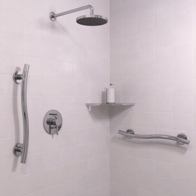 Keeney Wave Designer Grab Bar & Reviews | Wayfair