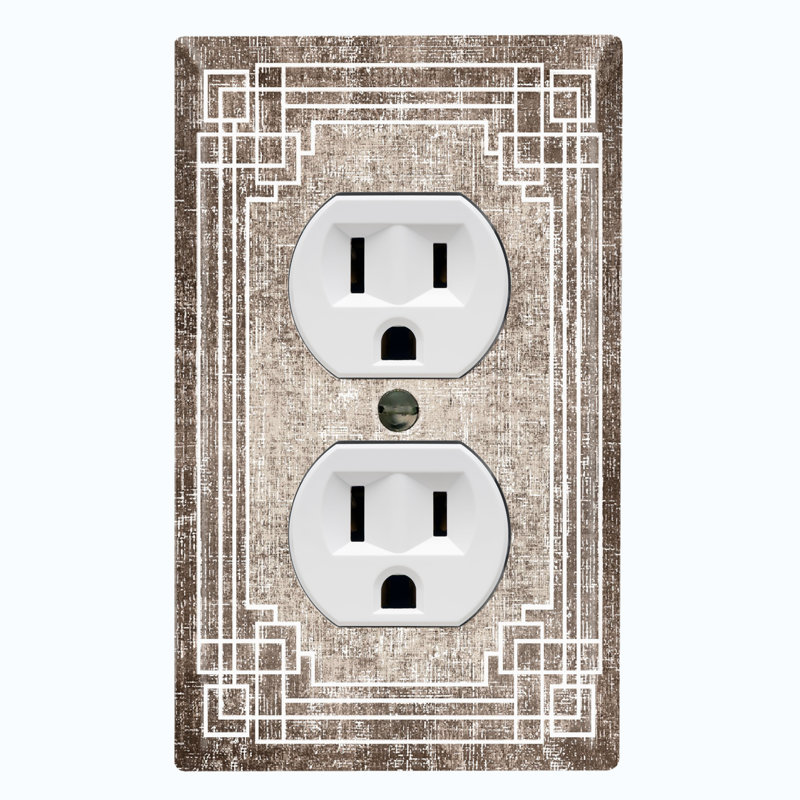 WorldAcc 1-Gang Duplex Outlet Wall Plate | Wayfair