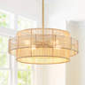 Bay Isle Home™ Gimlet 22-in 4-light Brass Modern Bohemian Chandelier ...