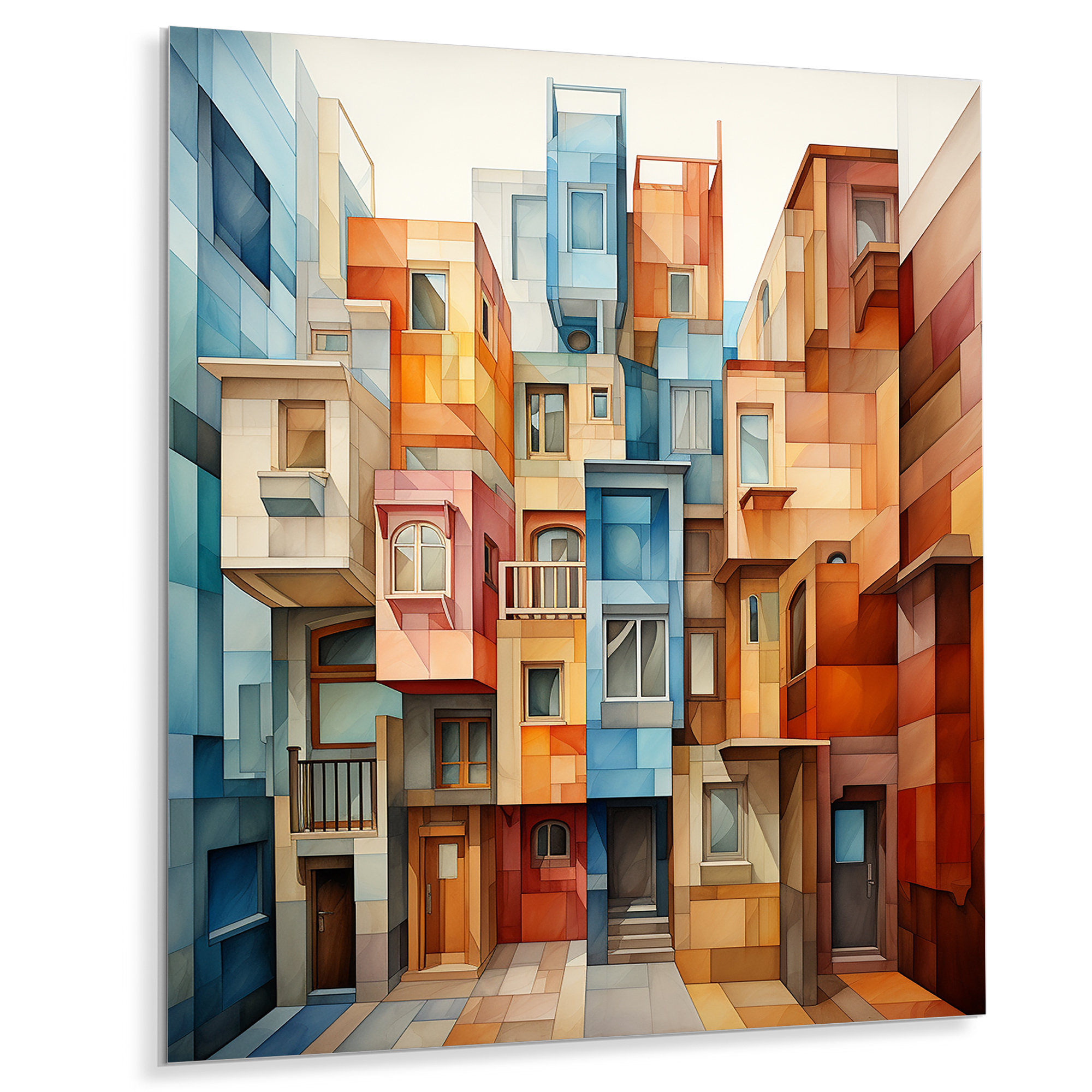 Winston Porter Cubism Art Multidimensional III - Cubism Metal Wall ...