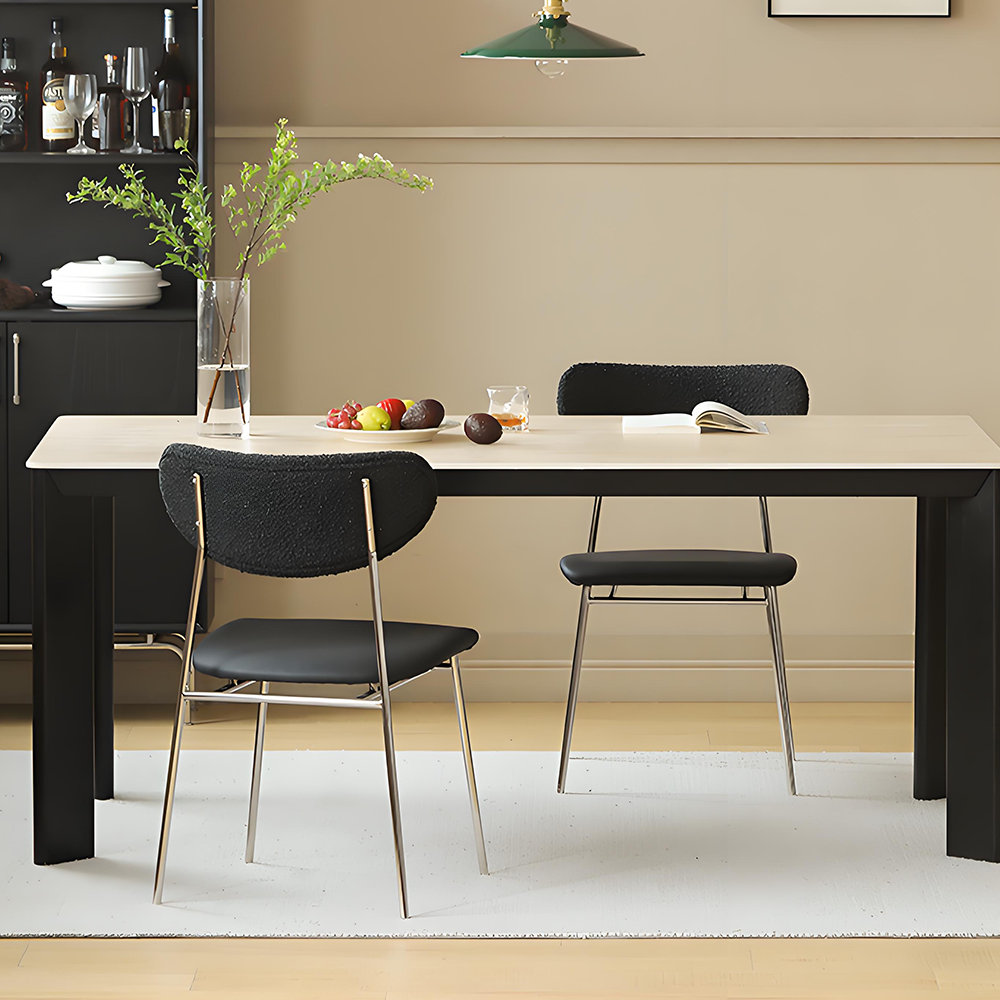 LJIA home Antique Ash Tree Slate Dining Set - Wayfair Canada