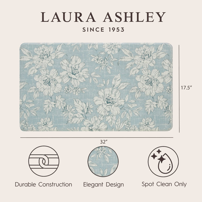 Laura Ashley Iris Comfort Standing Anti-Fatigue Mats & Reviews | Wayfair