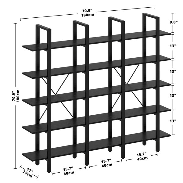 Trent Austin Design® Alysa Etagere Bookcase 5 Tiers & Reviews | Wayfair
