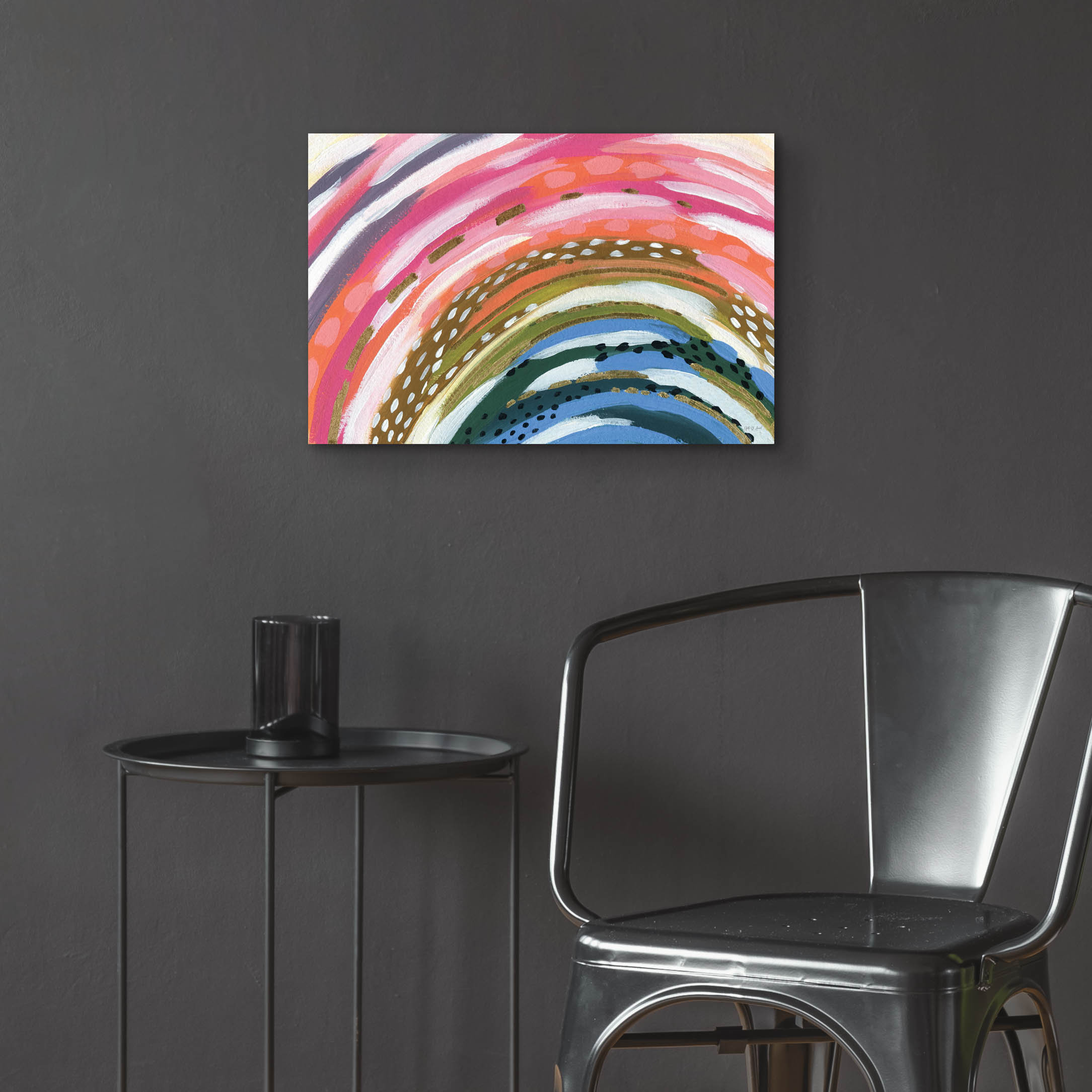 Wrought Studio™ 'Rainbow Splash' by Yvette St. Amant Acrylic Glass Wall ...