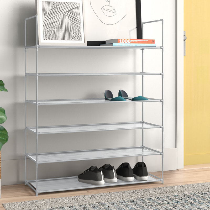 Zipcode Design™ 30 Pair Stackable Shoe Rack & Reviews | Wayfair