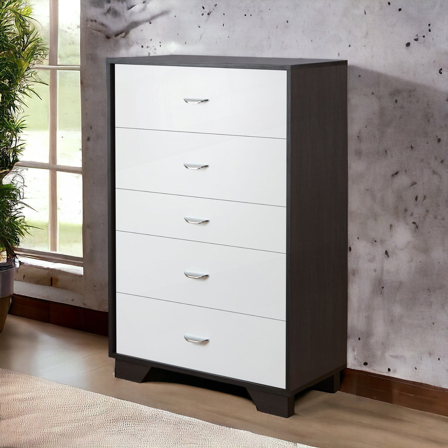Lark Manor Rectangular Drawer Chest With 5 Drawers - Wayfair Canada