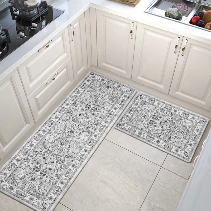 Charlton Home Dworman Anti-Fatigue Non-Skid French Kitchen Mat ...