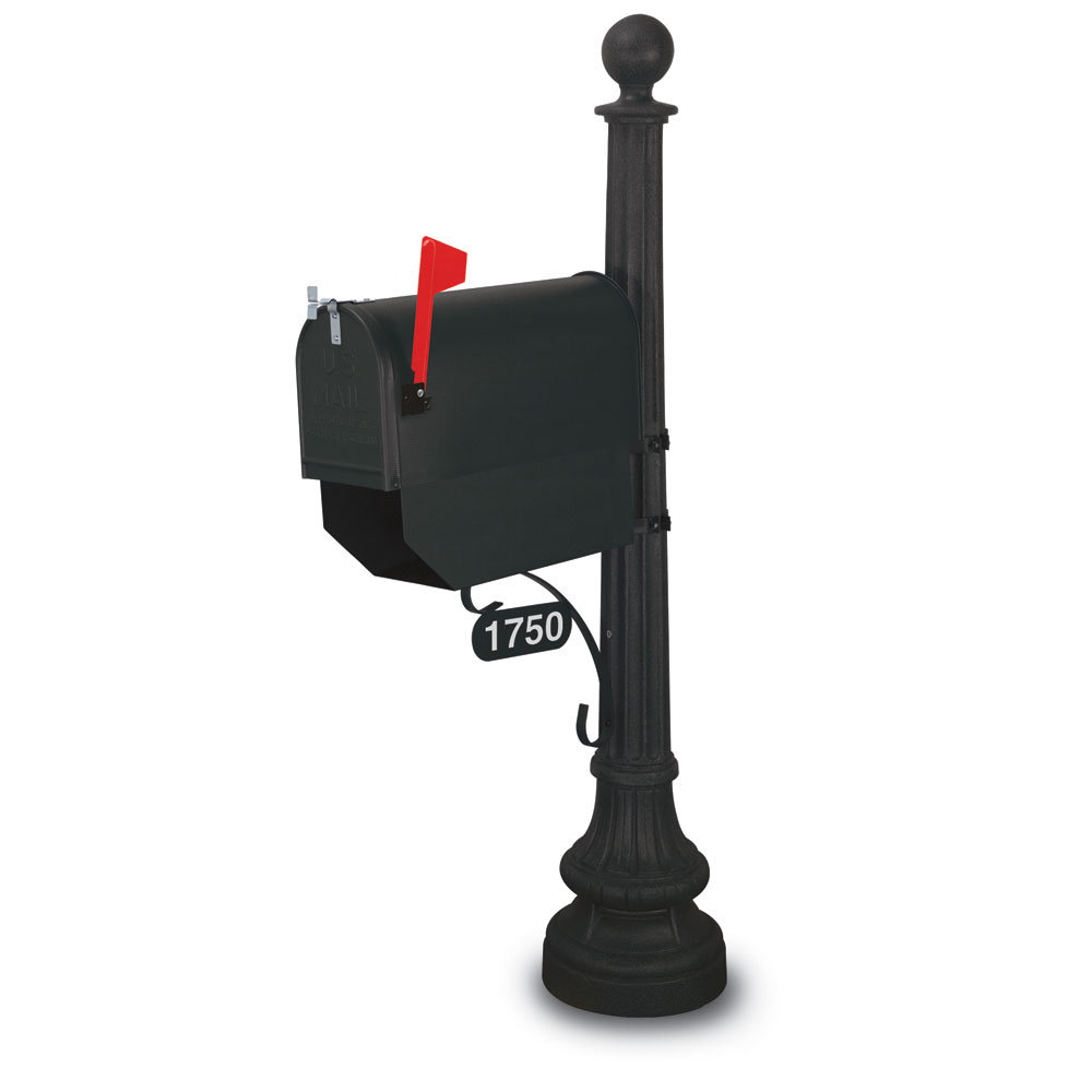 Postal Products Unlimited, Inc. Weston Mailbox with Post Included | Wayfair
